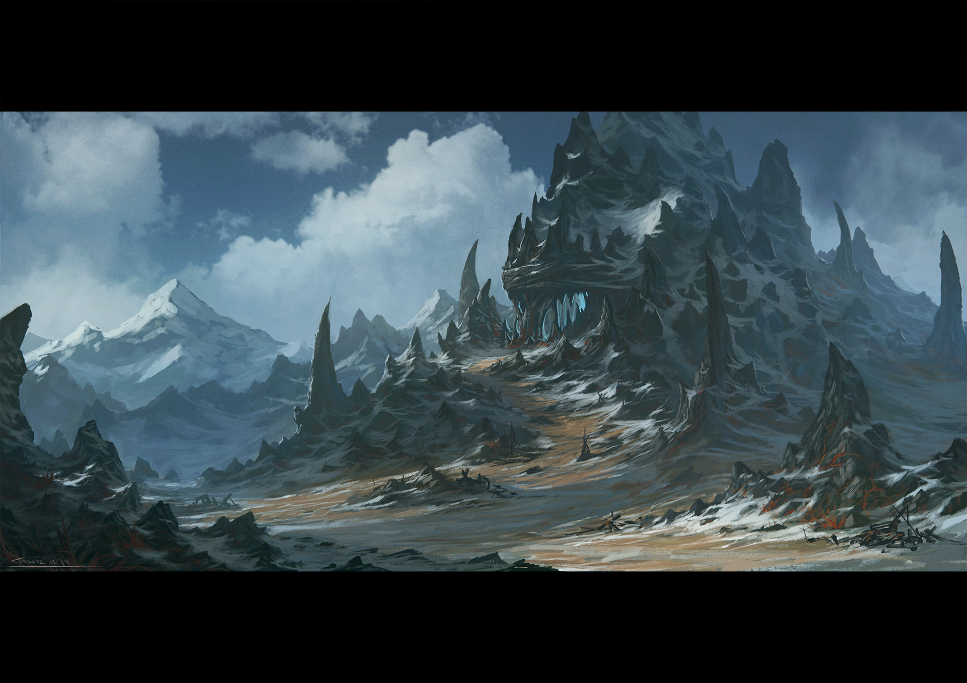 ArtStation - Blind horror Cave