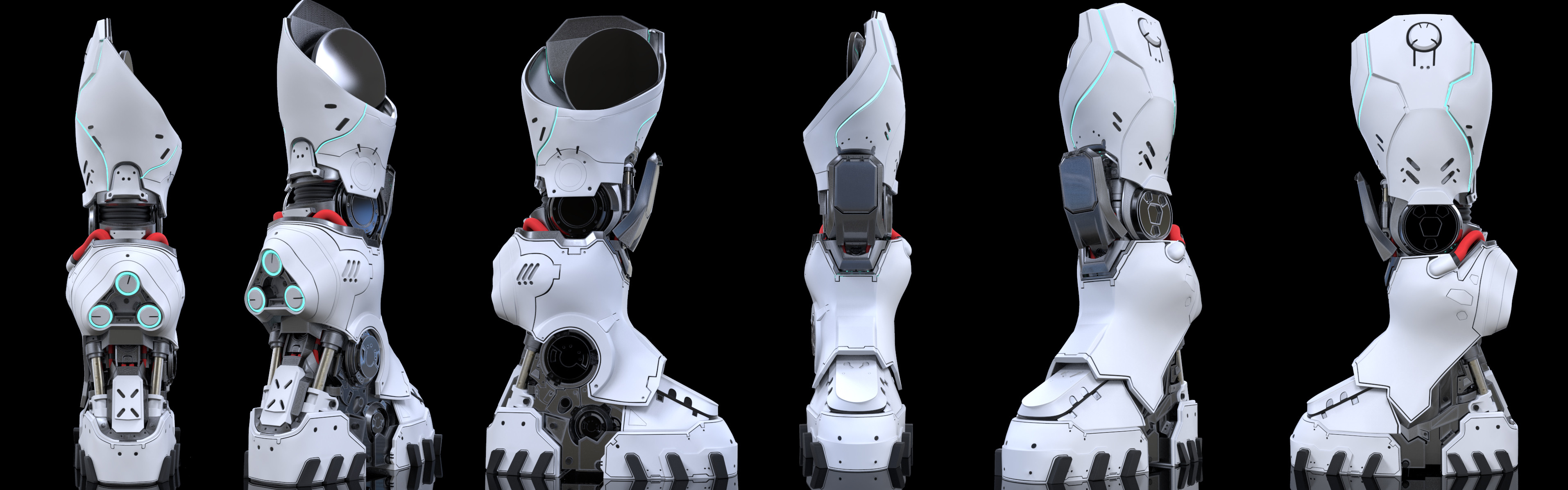 Alessandro Manzani portfolio - WIP. Umojan guard from StarCraft II fan art.