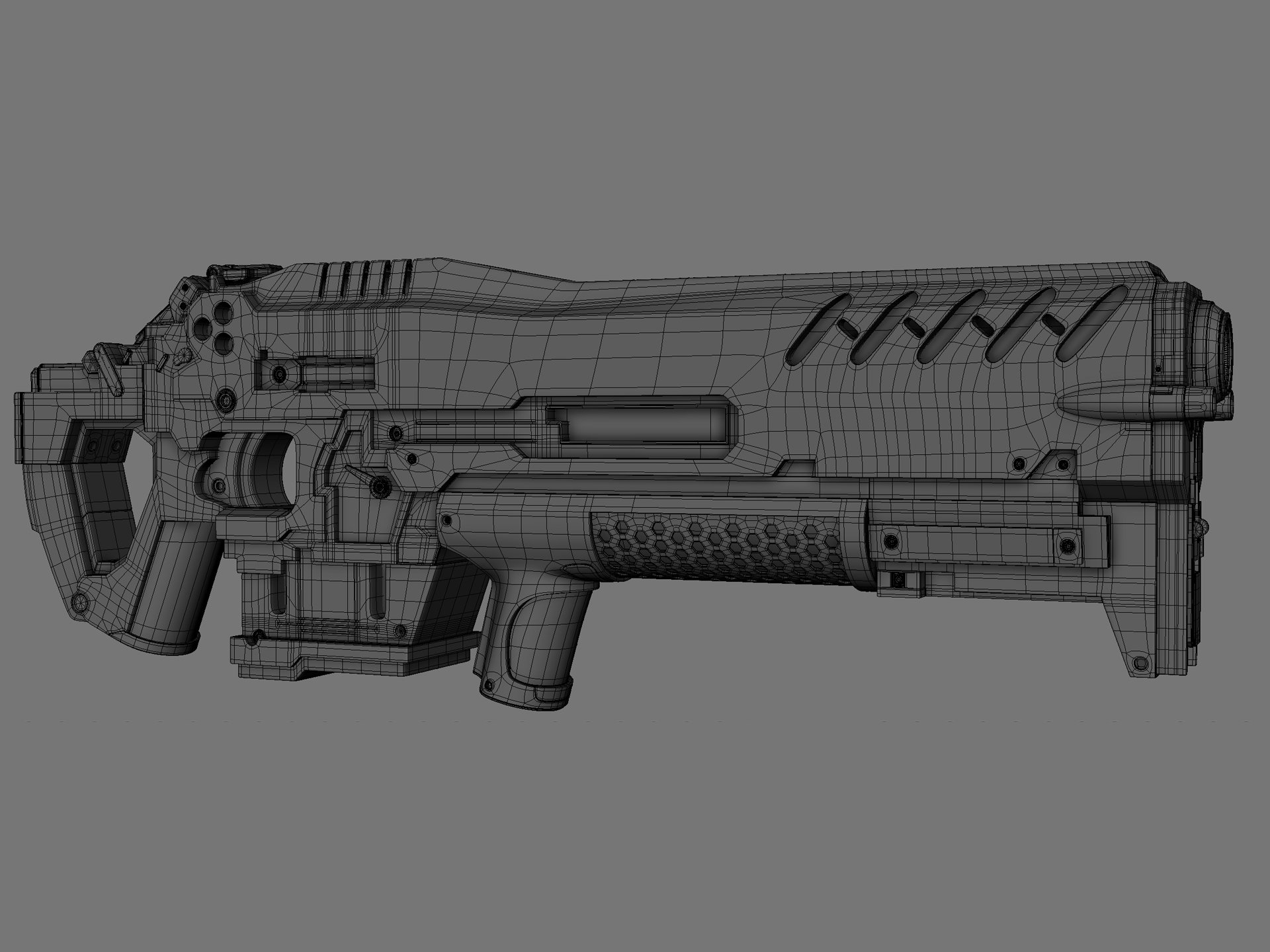 Alessandro Manzani - WIP. Umojan guard from StarCraft II fan art.