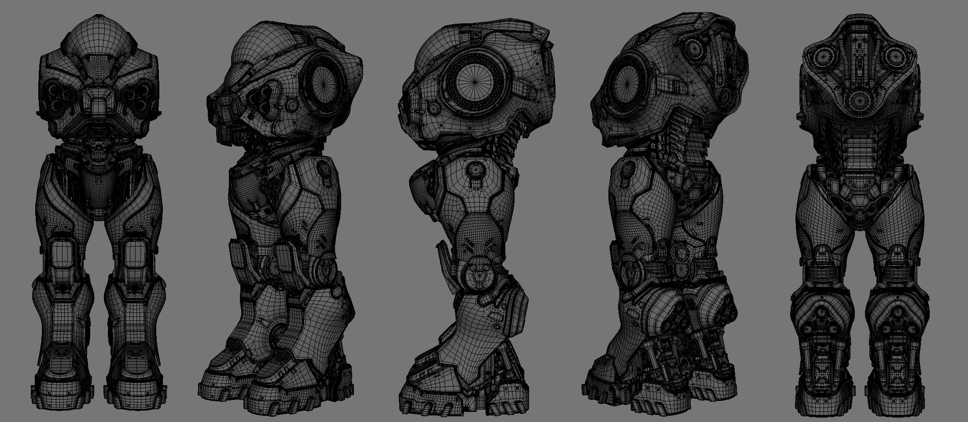 Alessandro Manzani - WIP. Umojan guard from StarCraft II fan art.