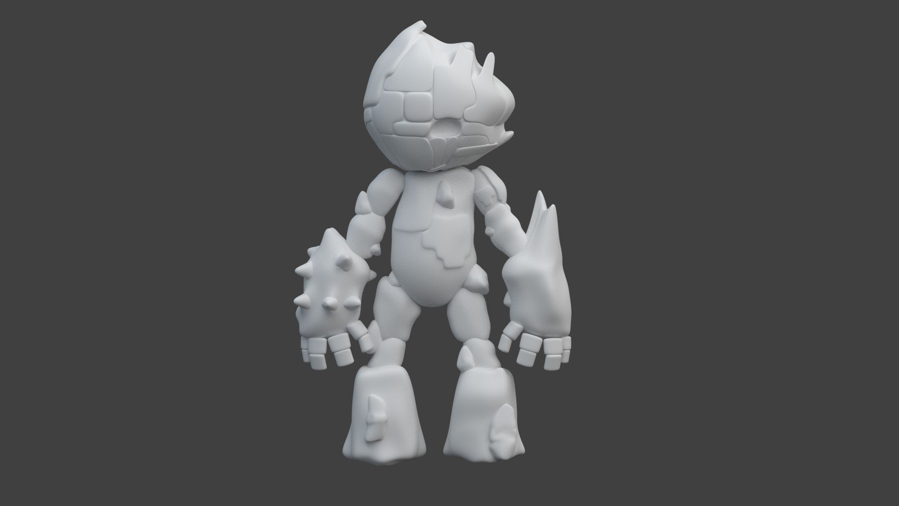 ArtStation - Earth Elemental Character W.I.P