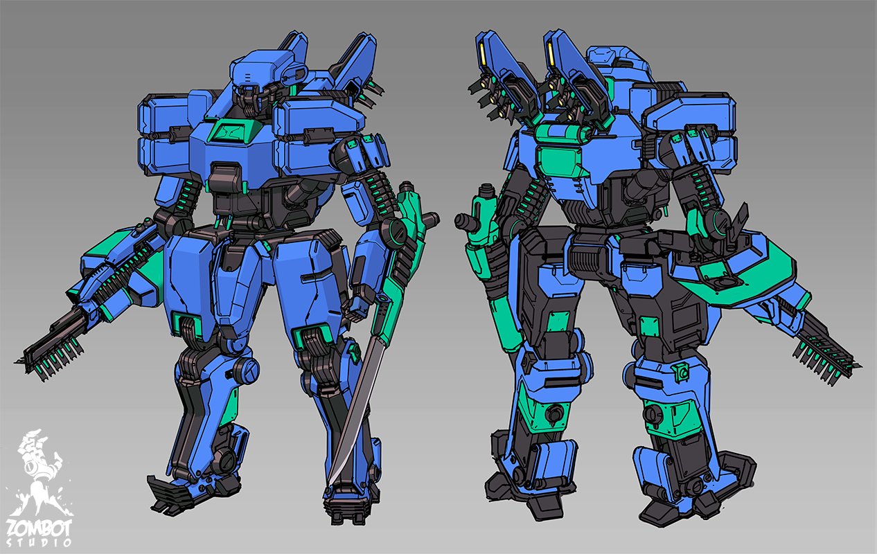 ArtStation - Exogears: Mech03