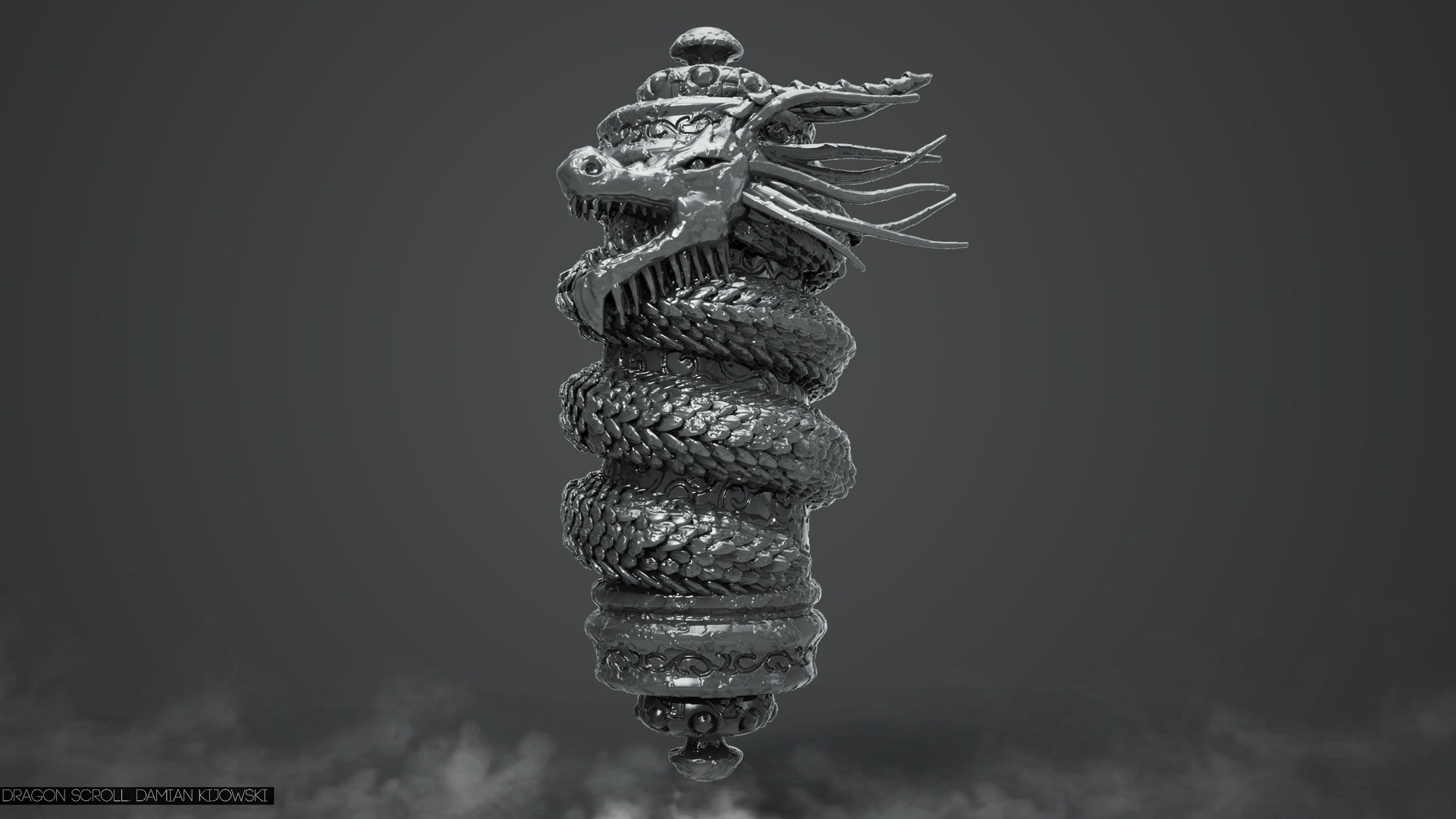 ArtStation - Dracon Scroll.