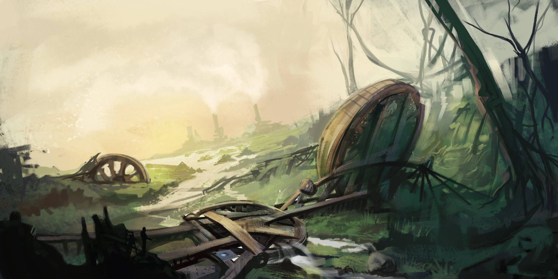 ArtStation - Acid landscape