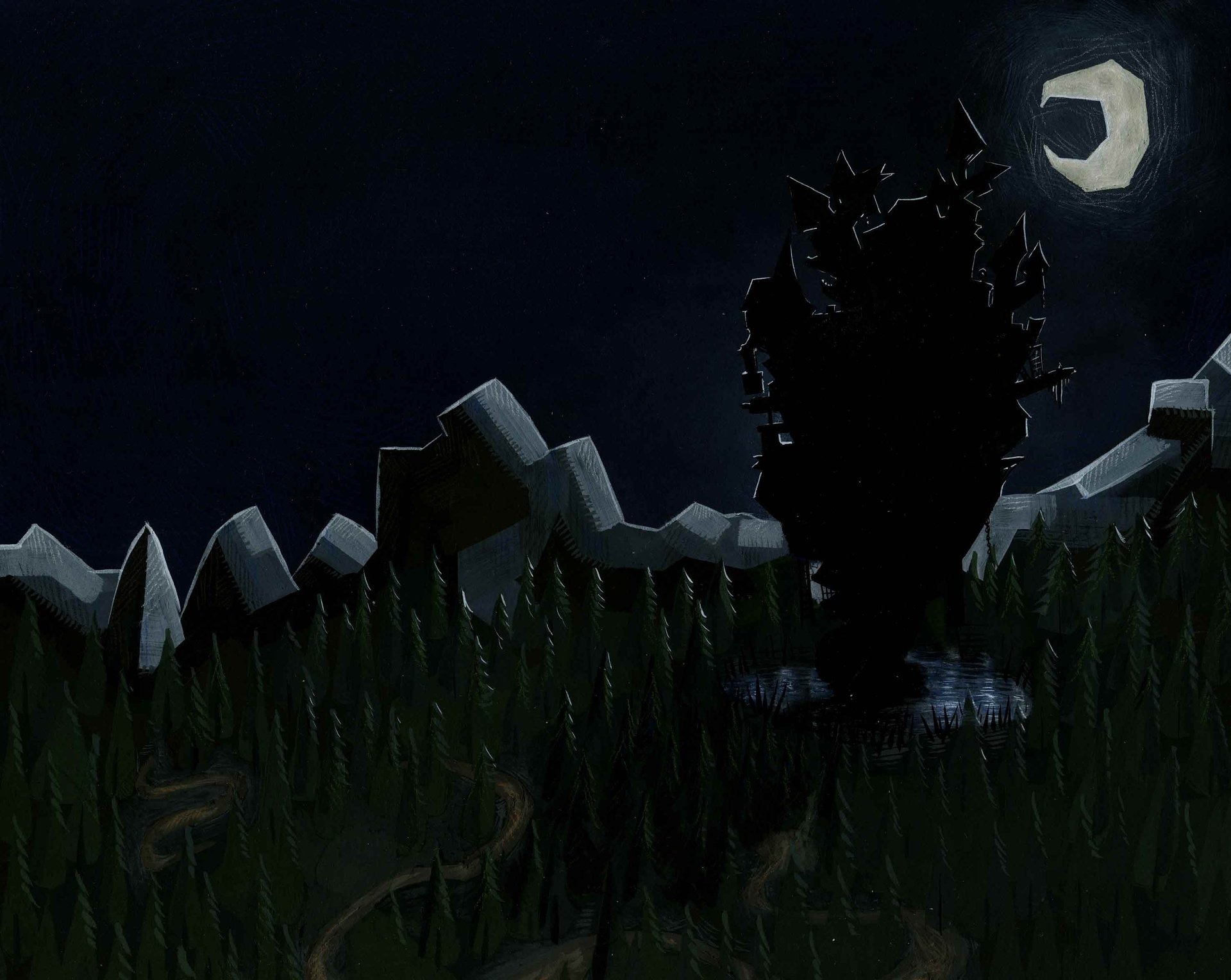 ArtStation - Night Castle