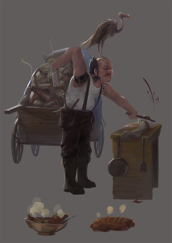 ArtStation - day 12 - npc merchant
