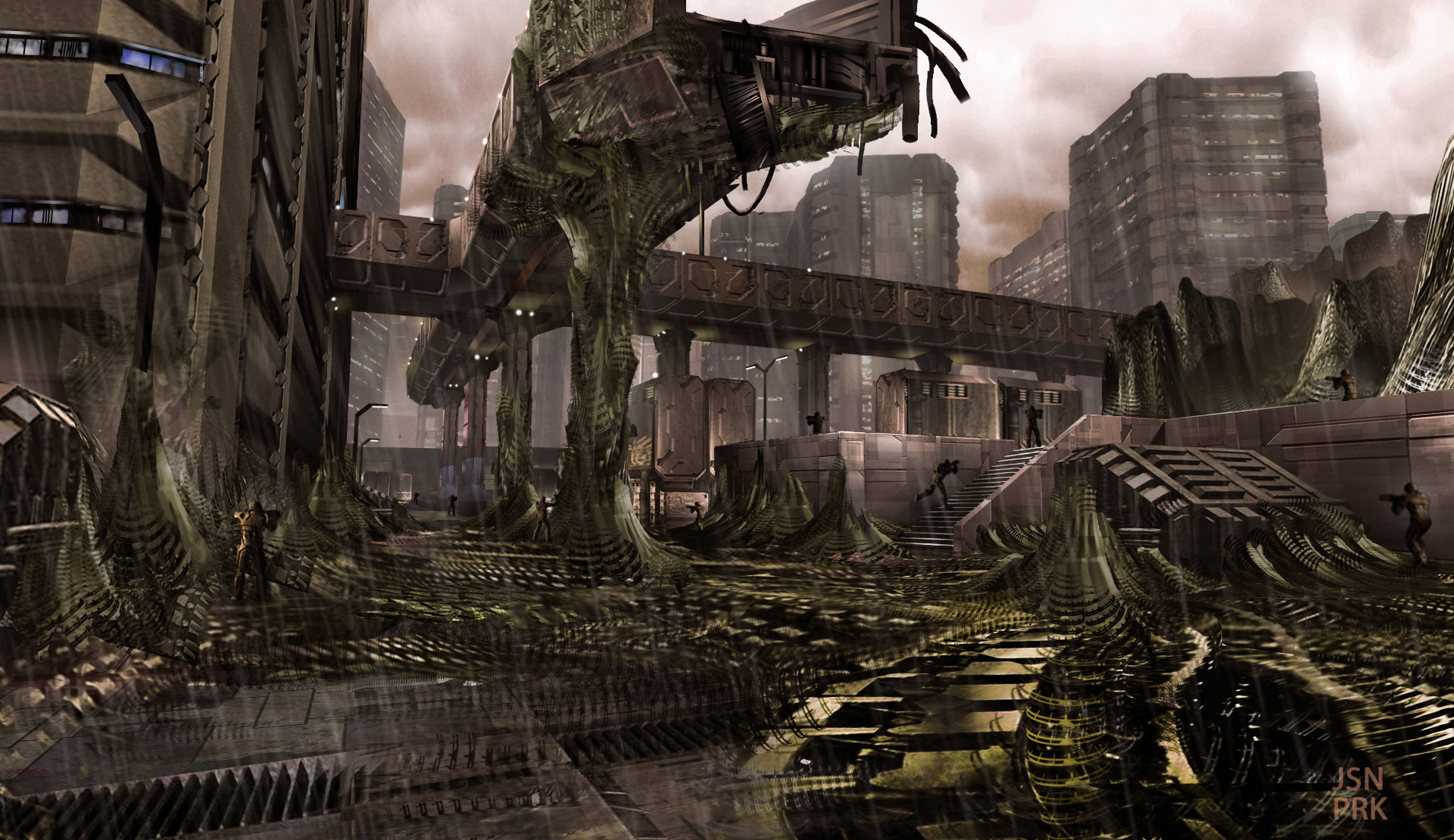 ArtStation - alien infestation, jason park