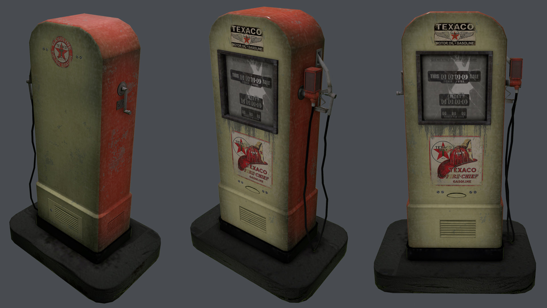 ArtStation - GAS STATION (low poly)
