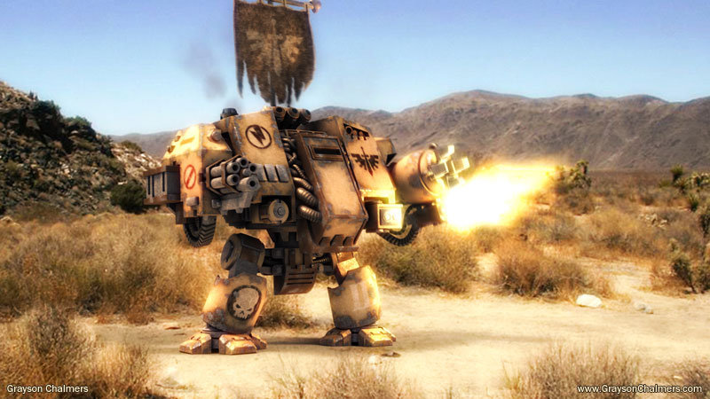 ArtStation - Dreadnought (40k fanart), Grayson Chalmers