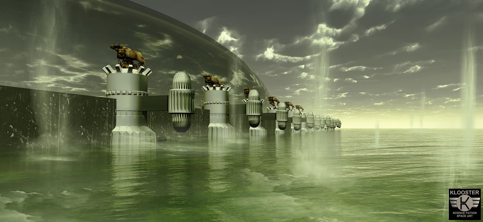 ArtStation - Walled City.