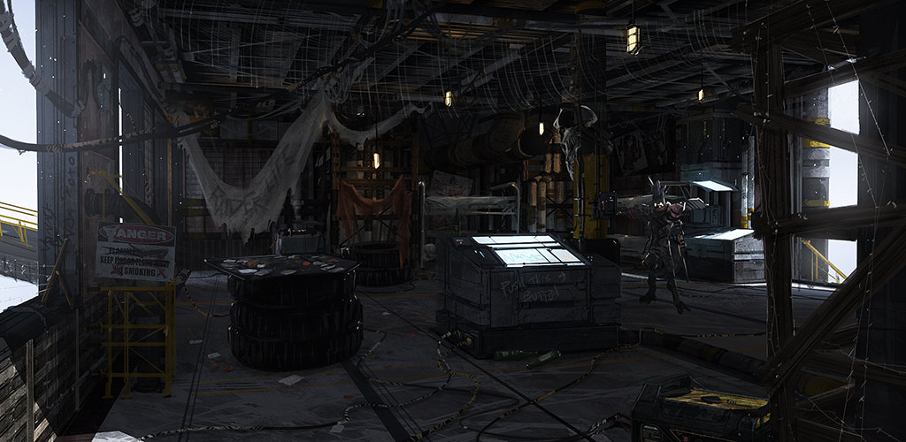 ArtStation - industrial complex interior 1.0