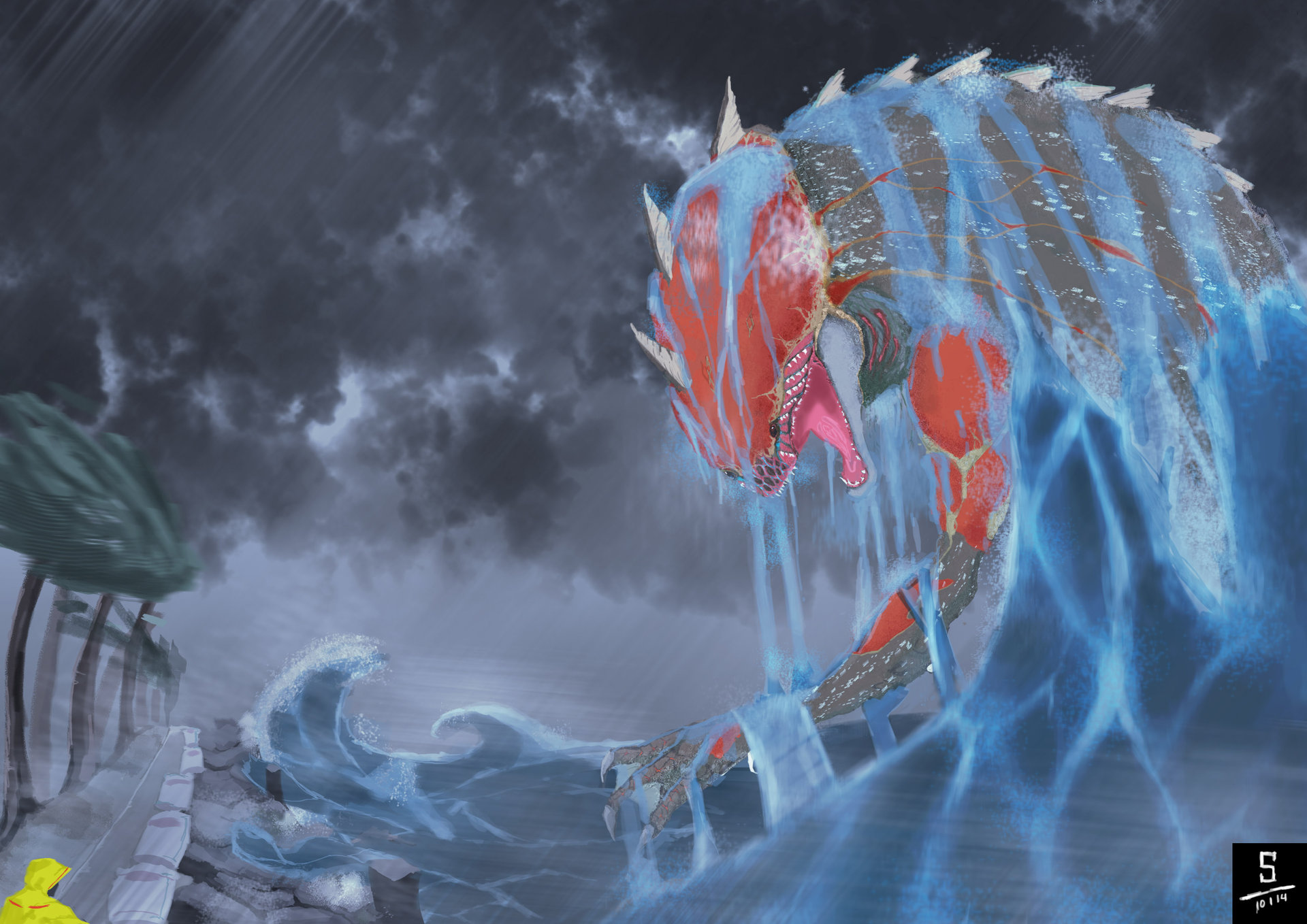 ArtStation - Manila Bay Sea Monster