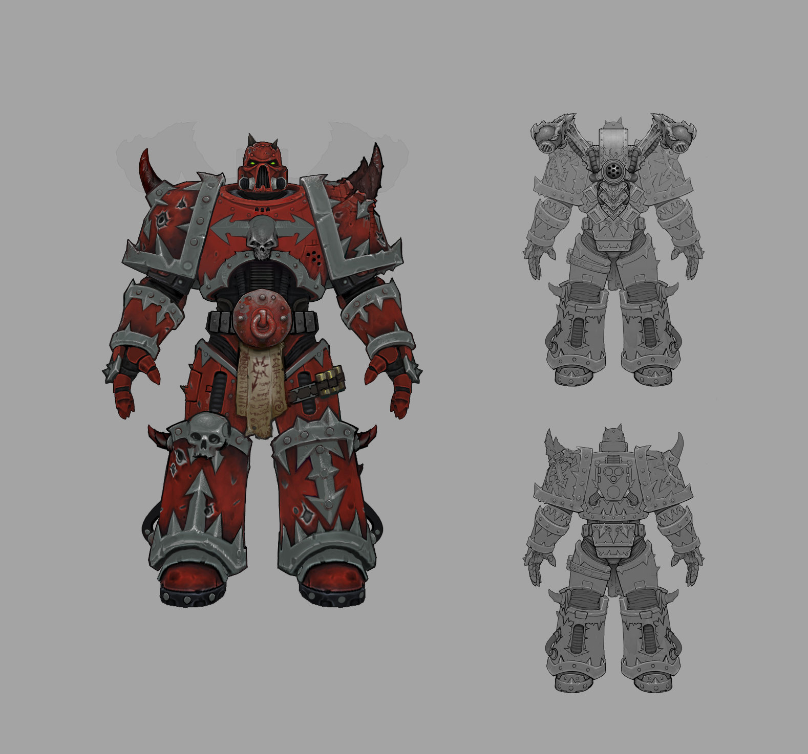 Ted Beargeon - Chaos Marine Tank Class