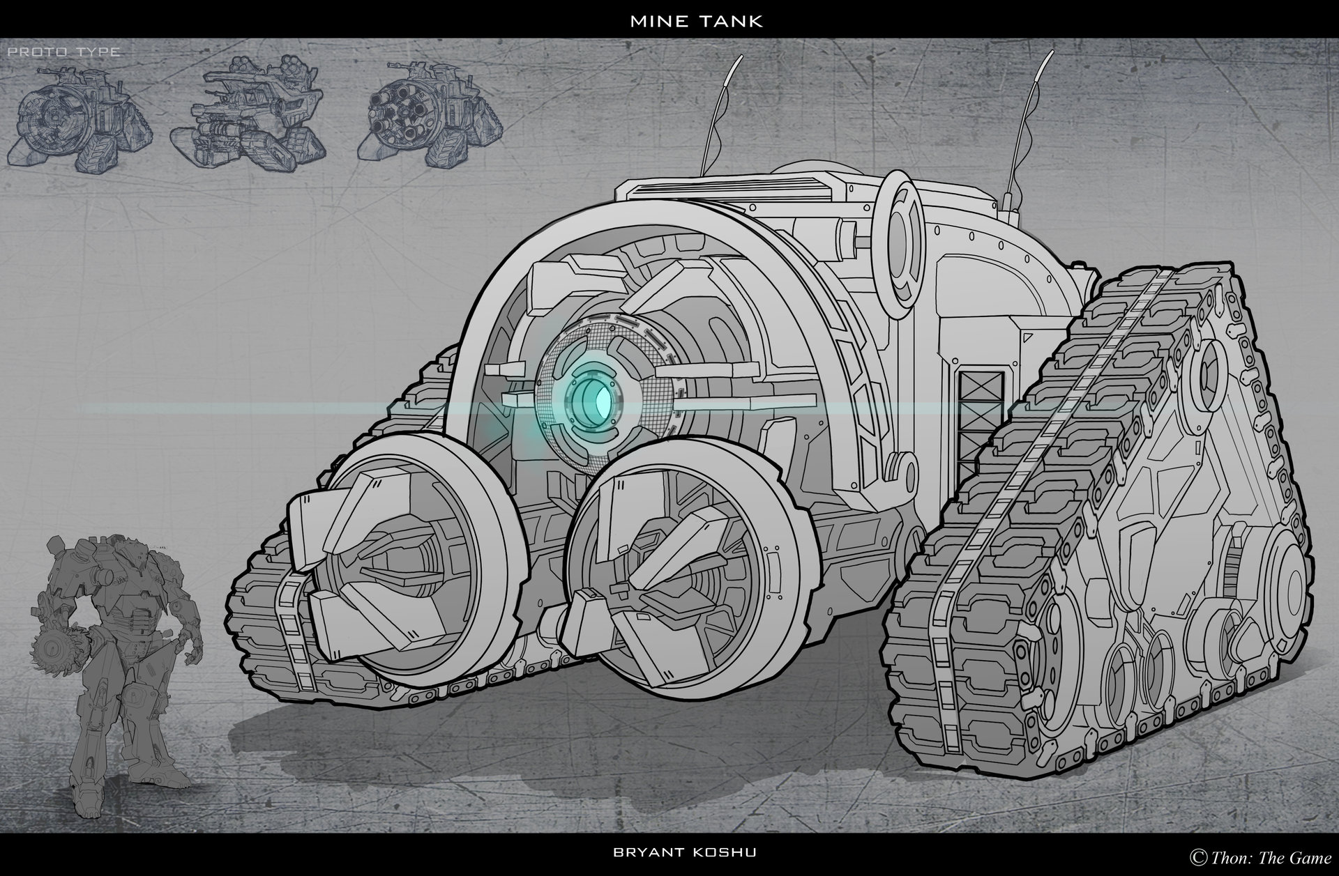 ArtStation - mine tank