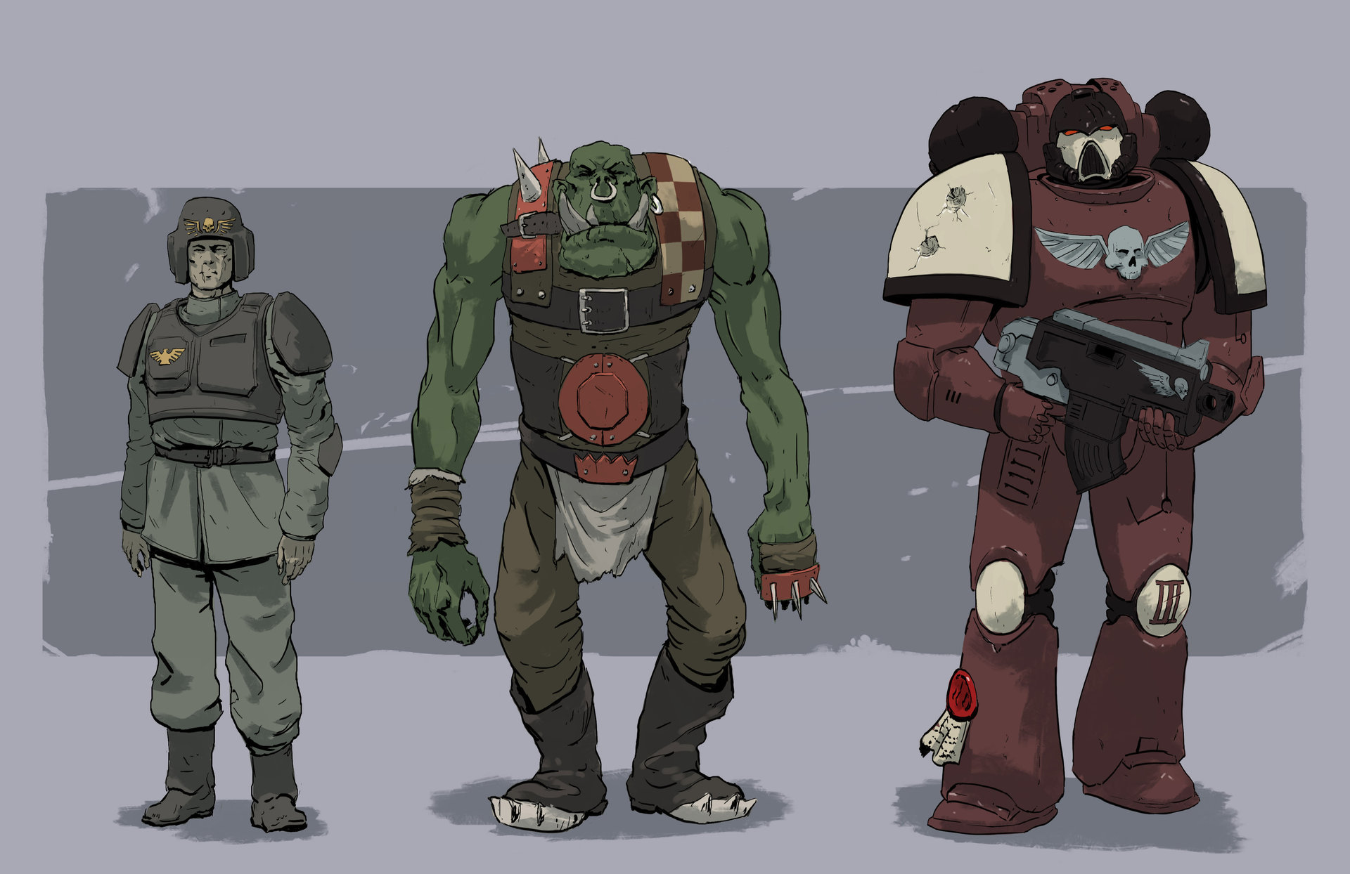 ArtStation - Warhammer 40K - Comic version