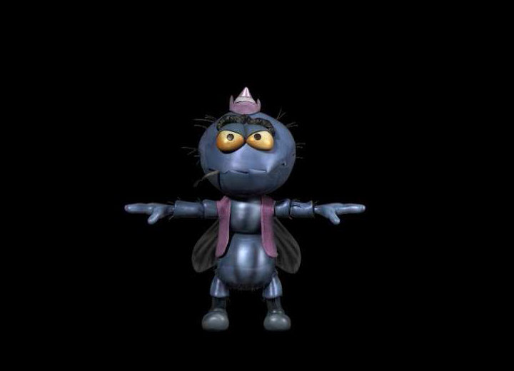 ArtStation - Model fly 3D