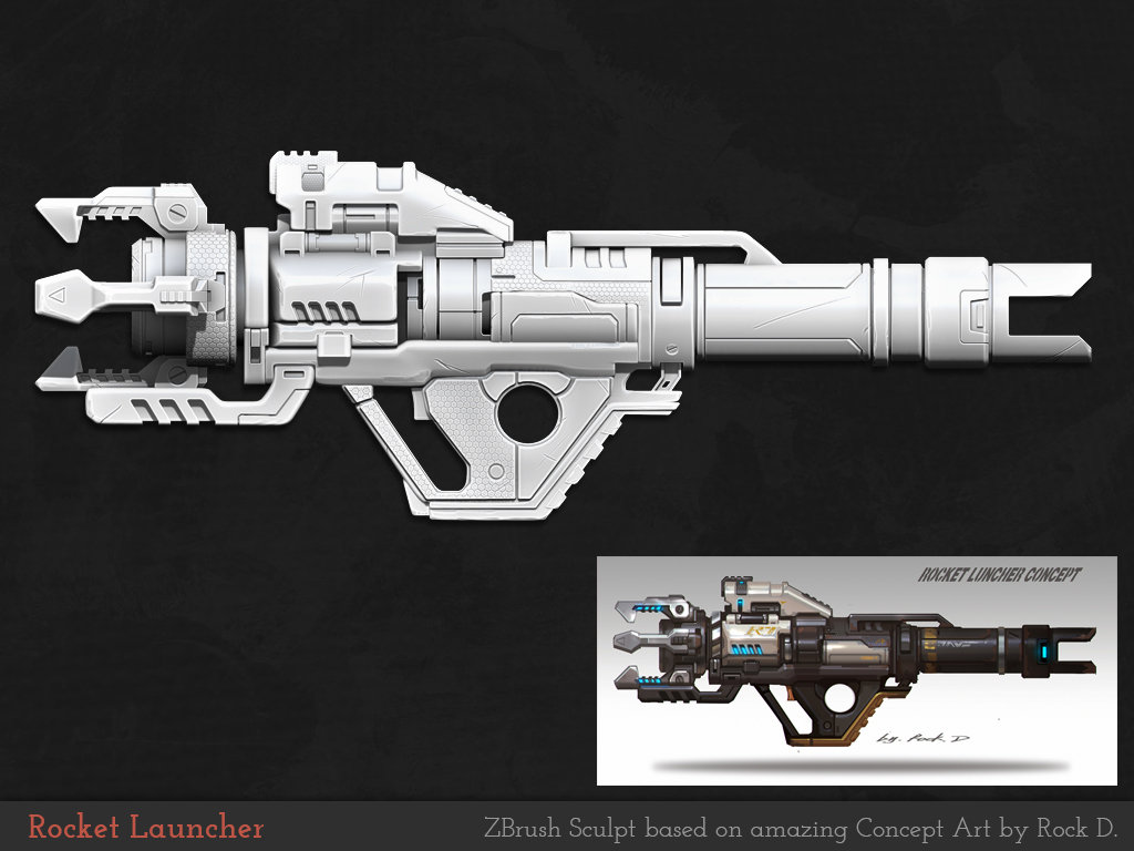 ArtStation - Rocket Launcher, Cathy Boisvert