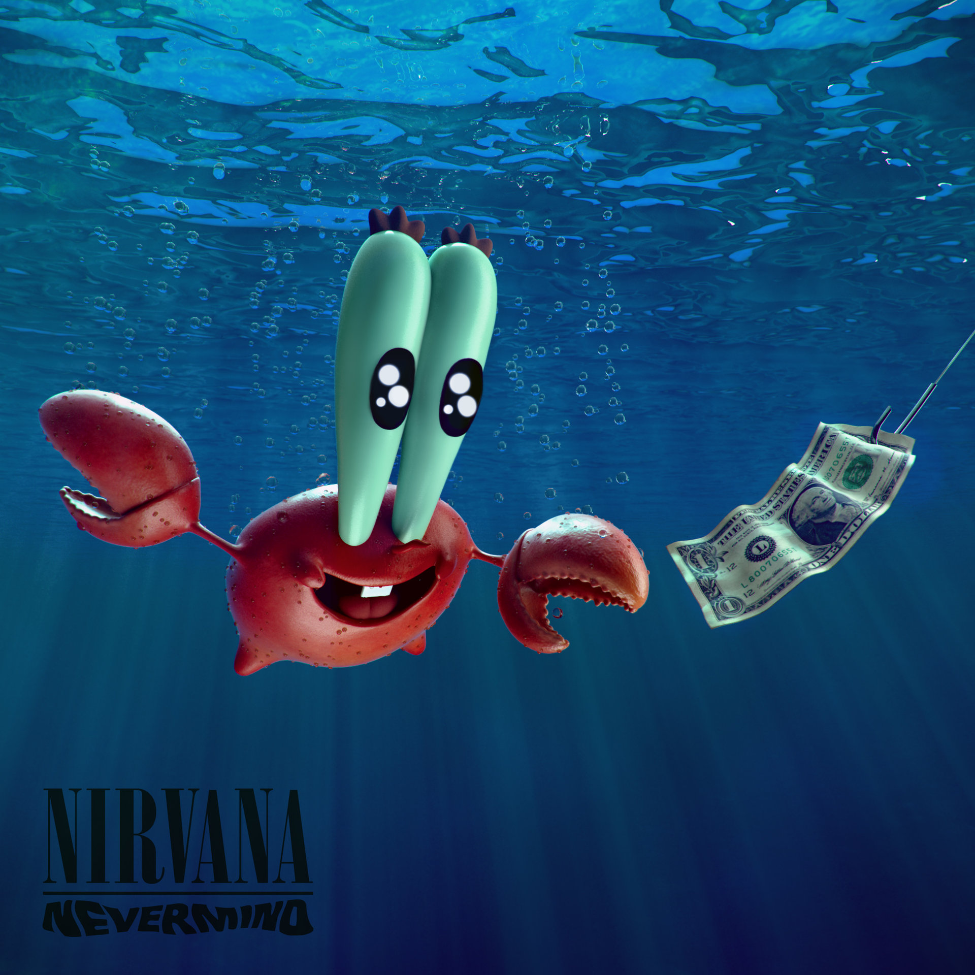 Nirvana Nevermind Alternate Album Cover