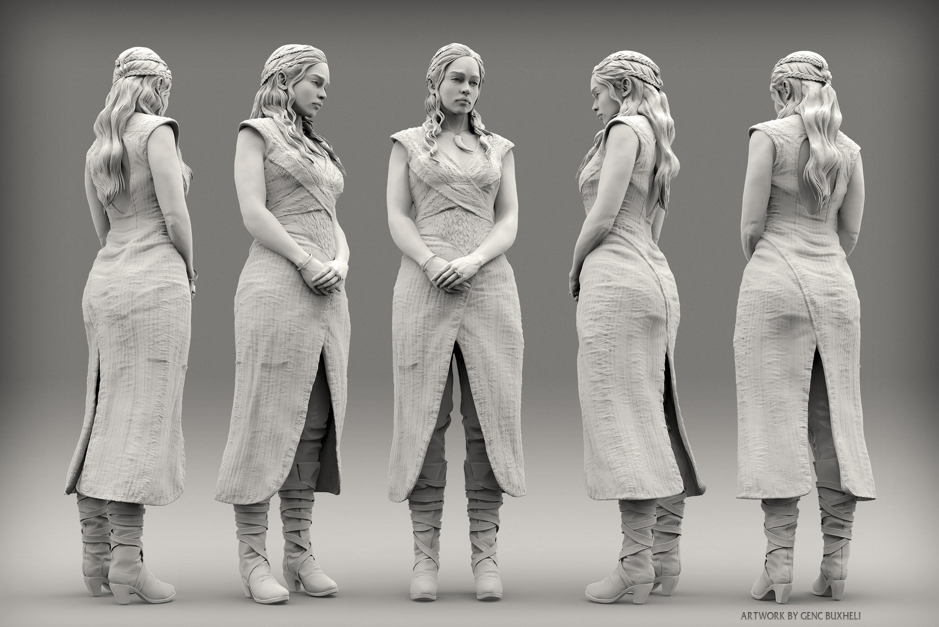 ArtStation - Khaleesi - Game of Thrones - Fan art