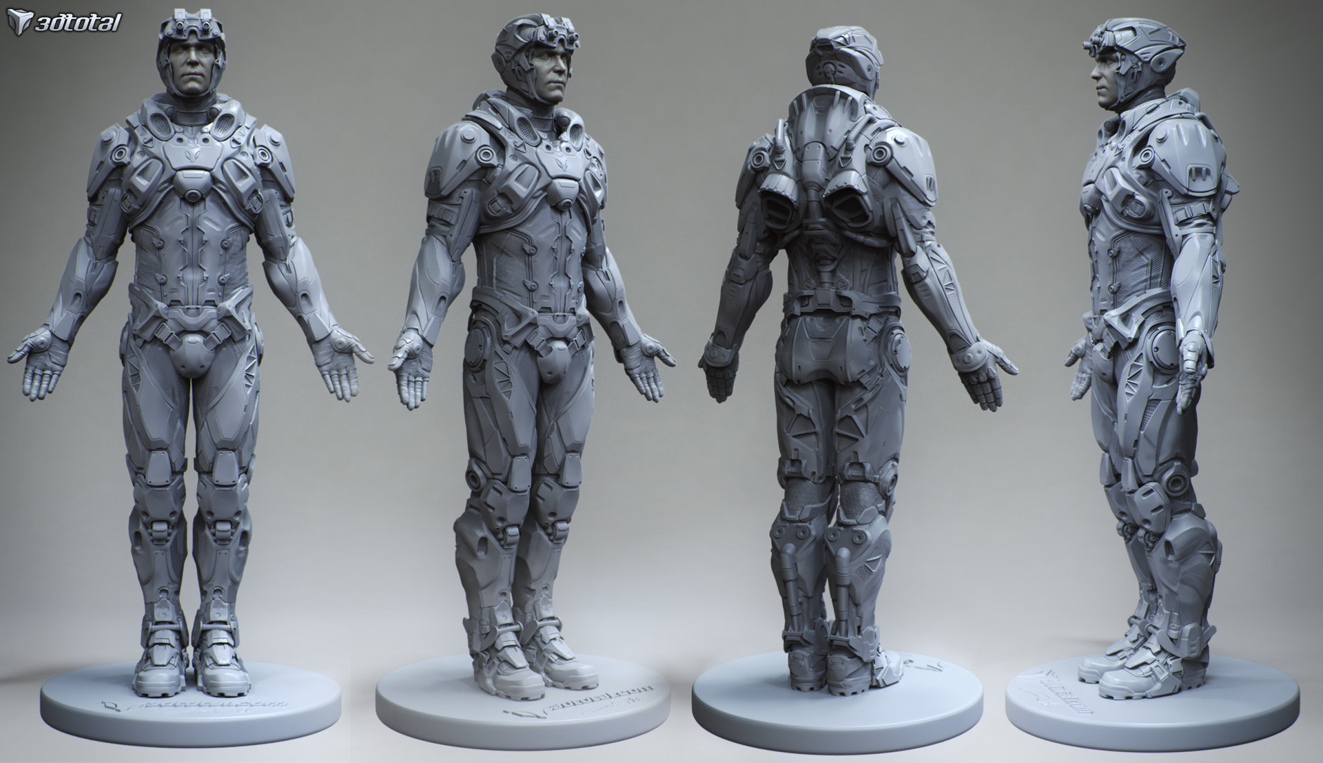 ArtStation - 3D Total biosuit