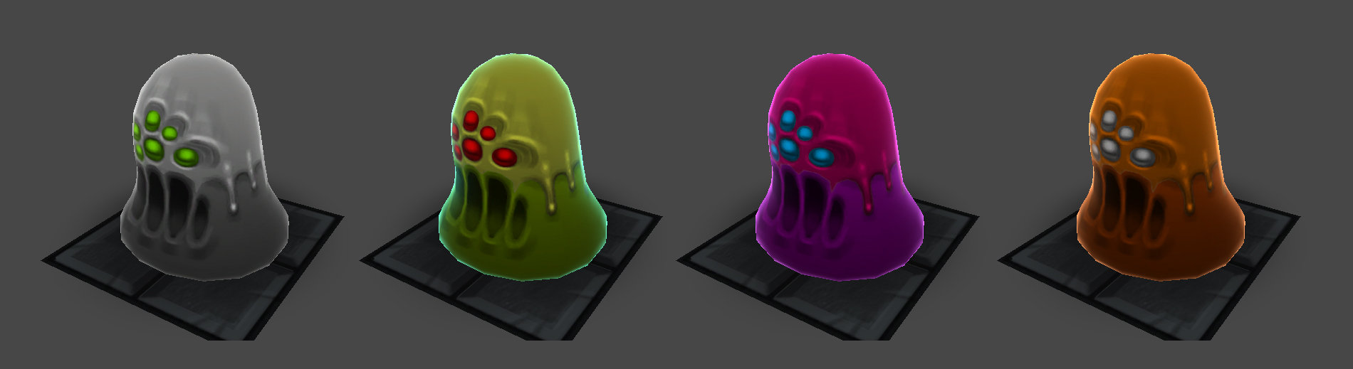 ArtStation - low poly blob creature