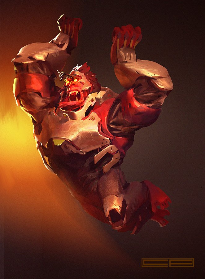 ArtStation - Winston Overwatch Fanart