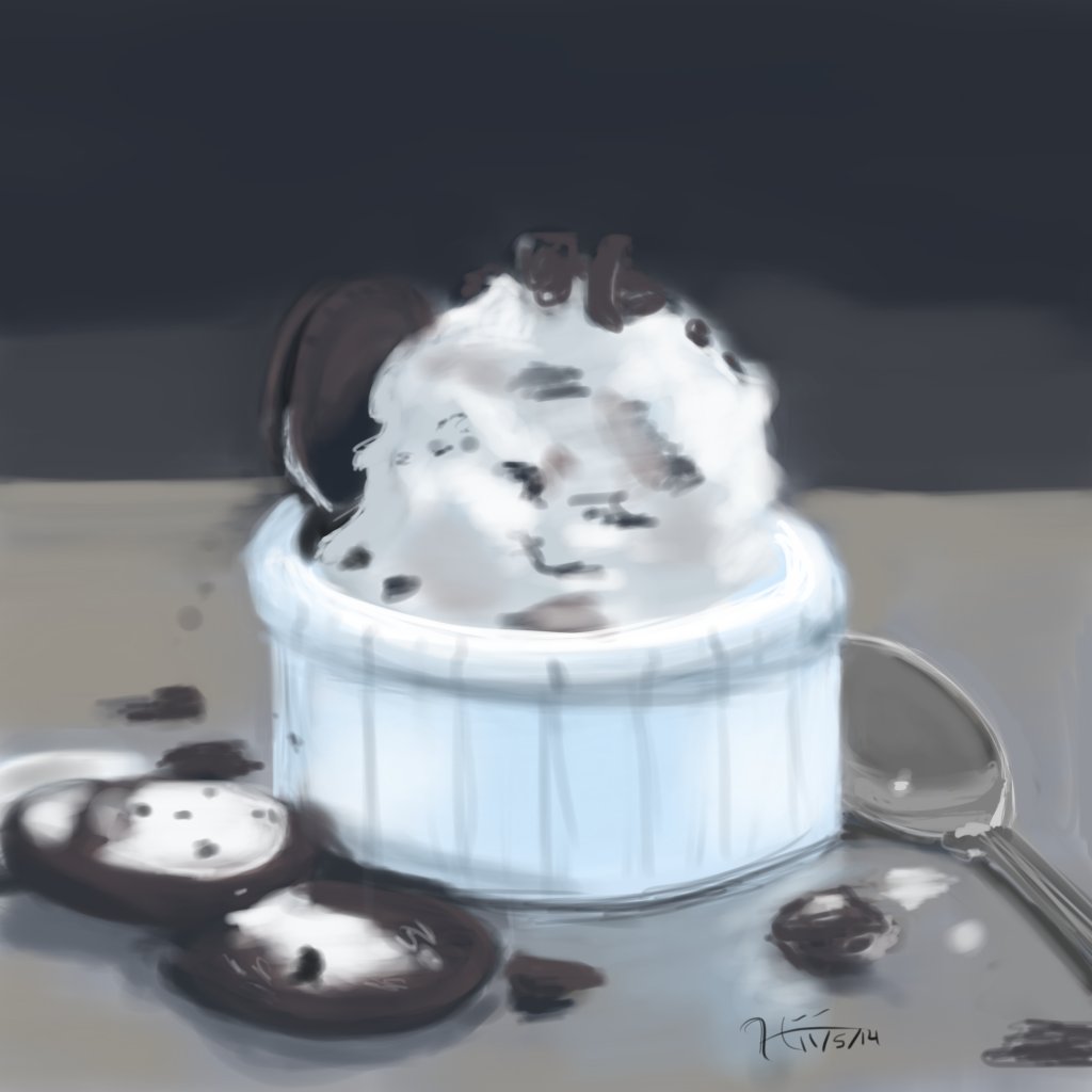 ArtStation - Cookies and Cream Study