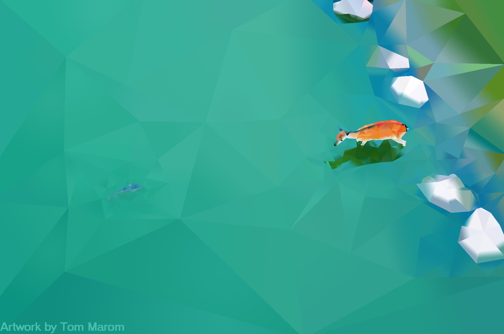 ArtStation - Deer & Fish