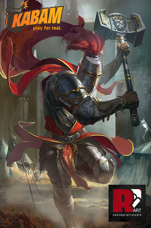 ArtStation - KABAM card [www.redpencilart.com]