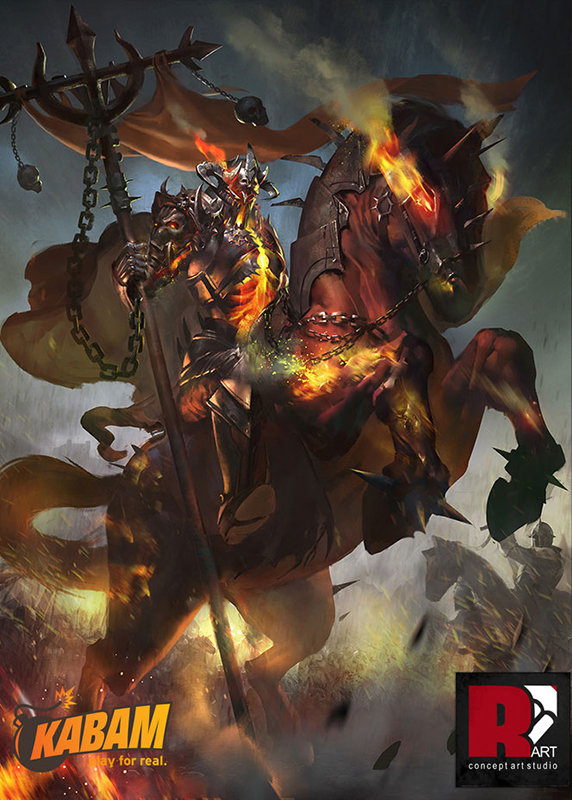 ArtStation - KABAM card [www.redpencilart.com]