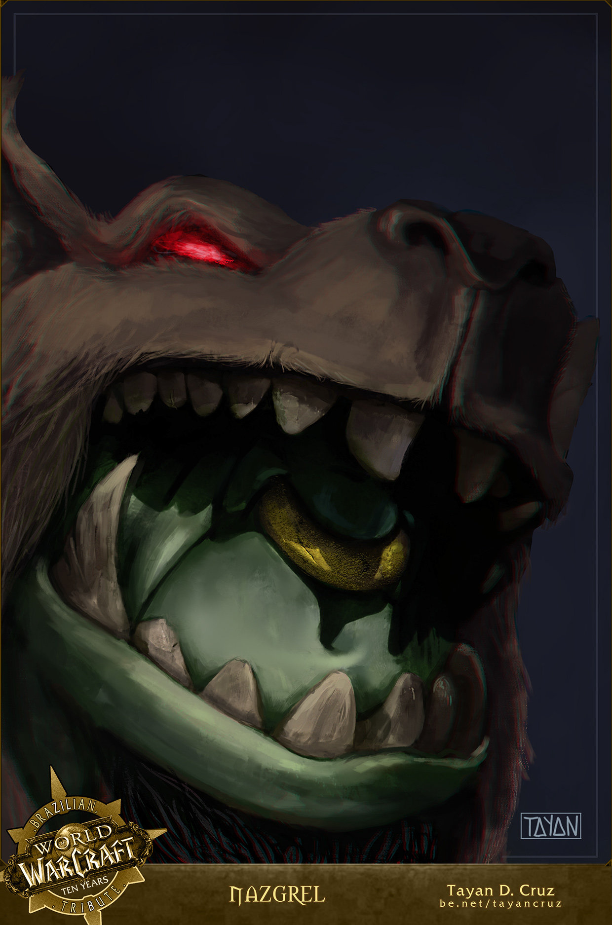ArtStation - Nazgrel - Wow 10 Years Tribute