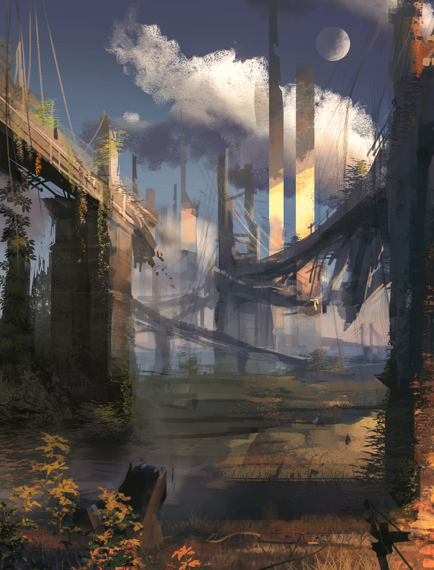 ArtStation - Broken highway