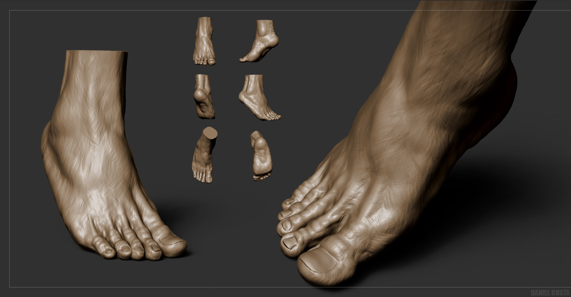 ArtStation - Foot Sketch 2014