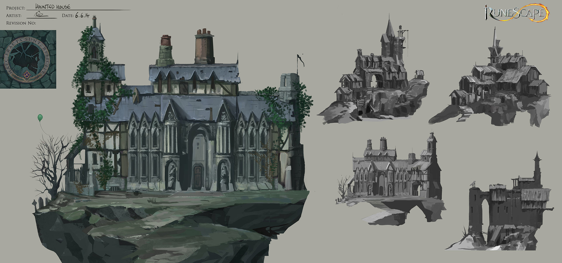 ArtStation - Haunted Houses