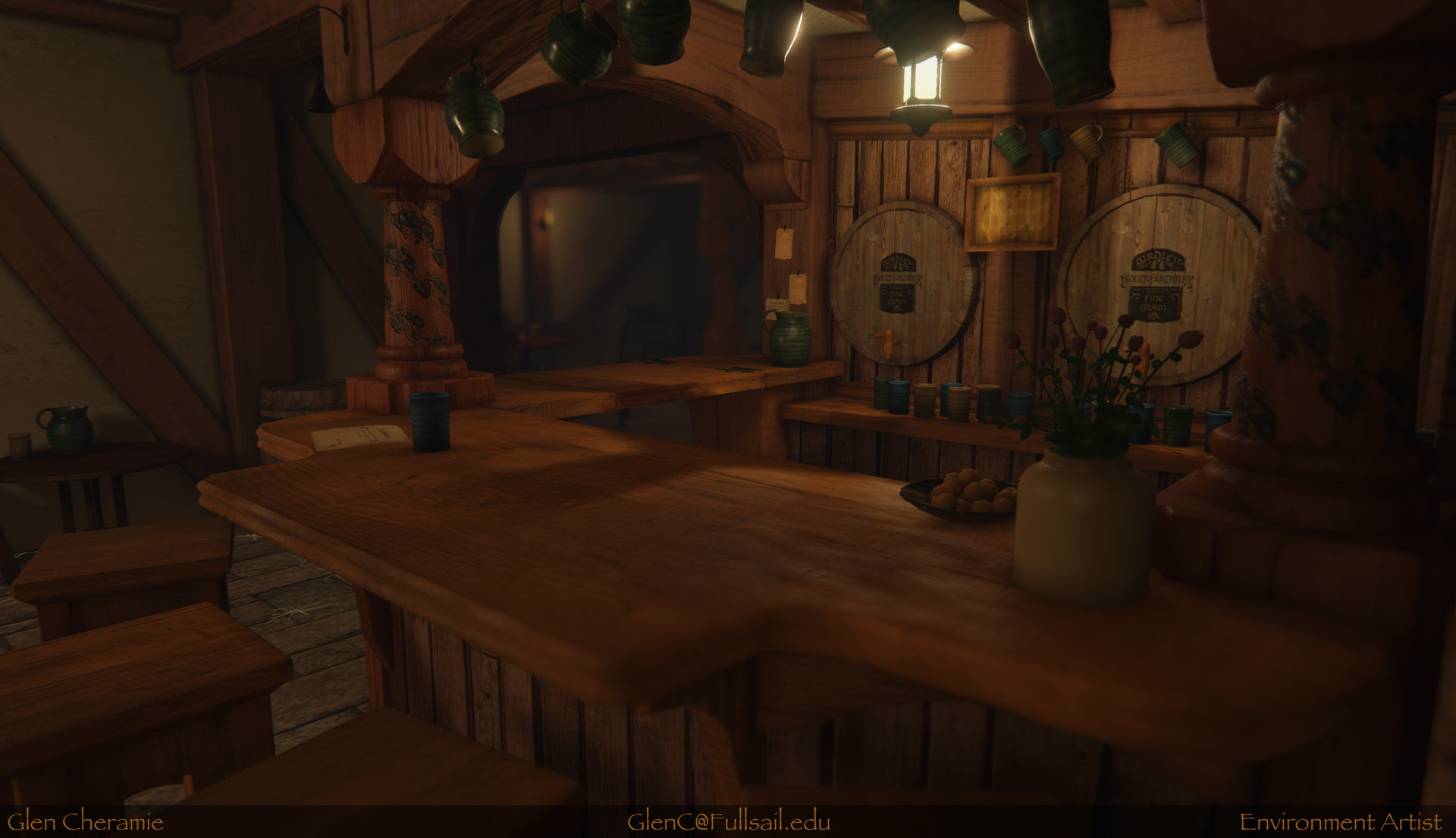 ArtStation - Green Dragon Inn