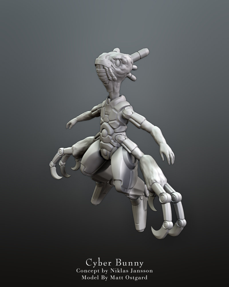 ArtStation - Cyber Bunny
