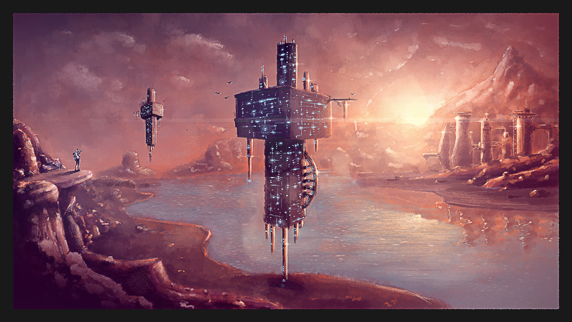 ArtStation - Concept art Study - The Towers