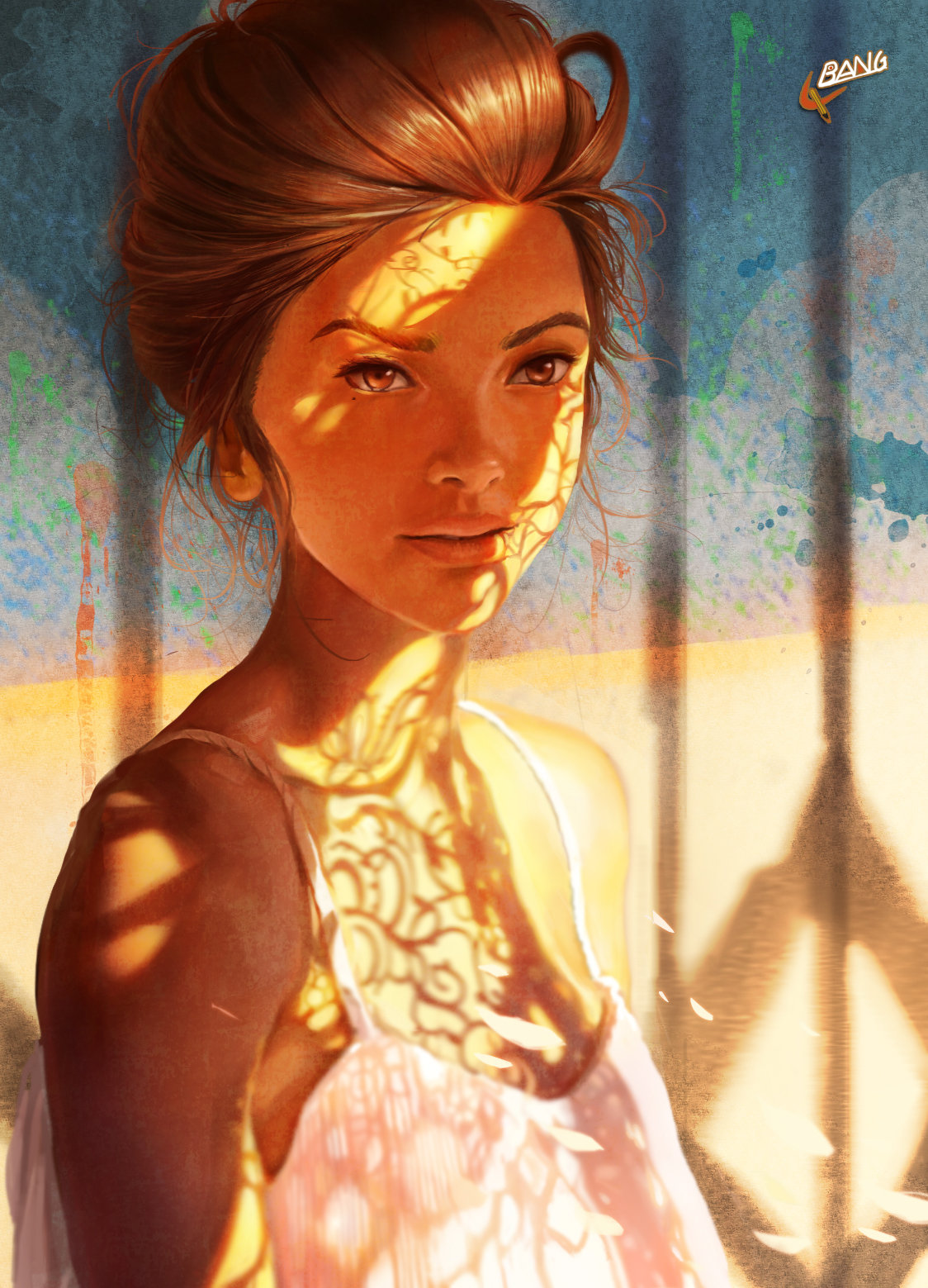 ArtStation - Light and shadow girl