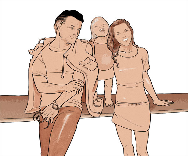 ArtStation - Dad and 2 Cousins