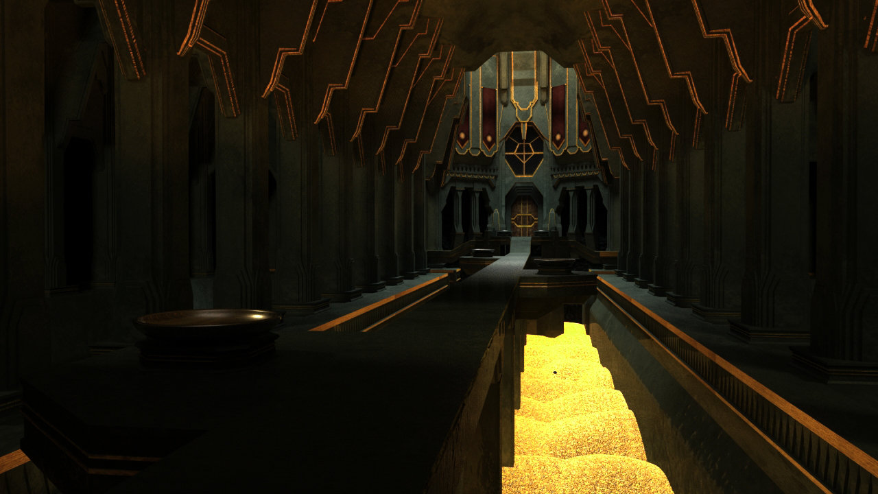 ArtStation - Dwarf Hall, Gregory Storey