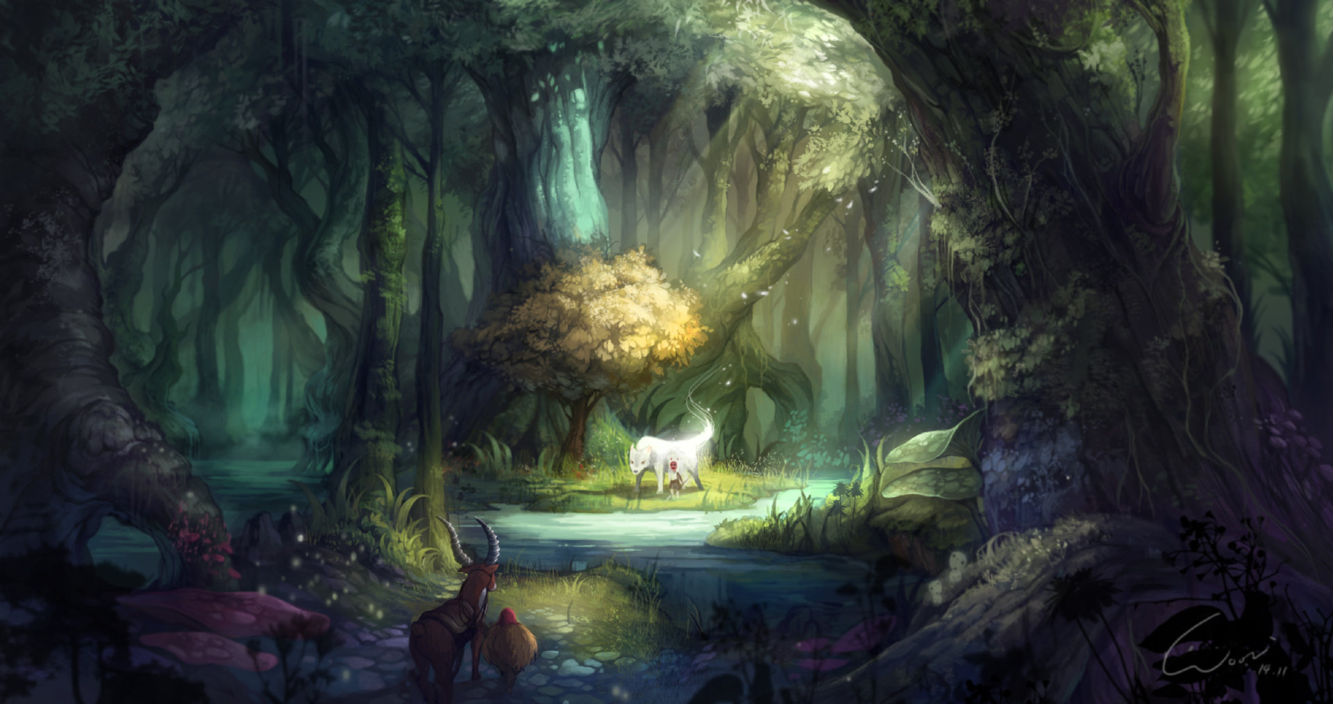 ArtStation - mononoke princess