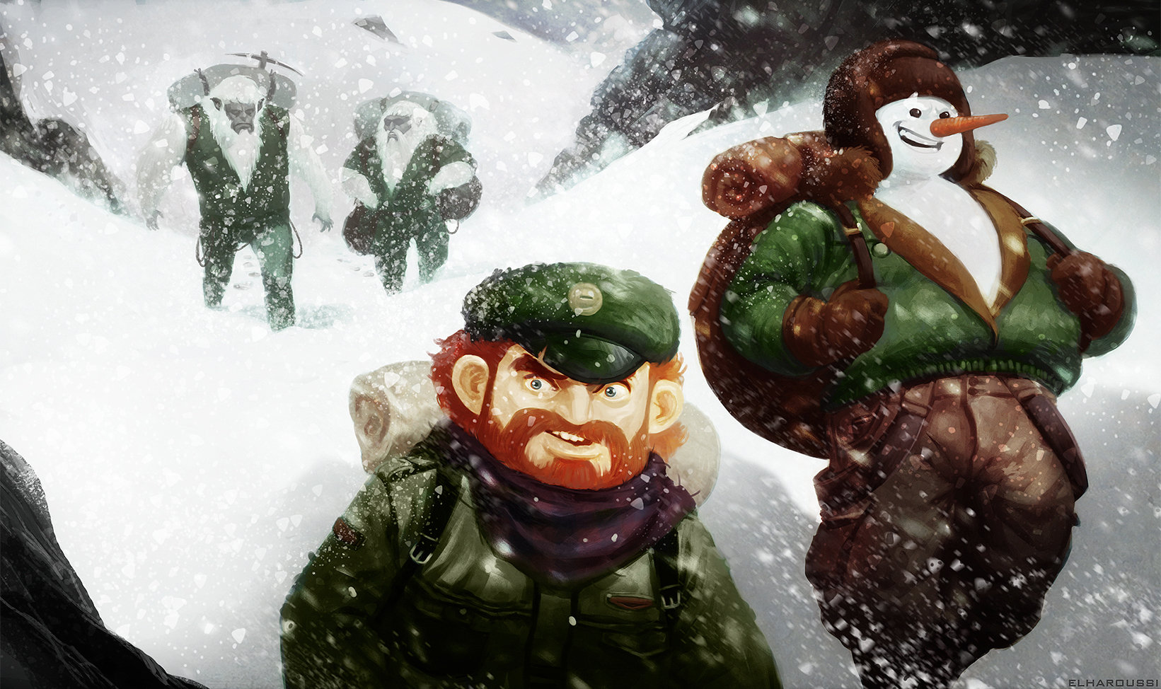 ArtStation - Snow Man