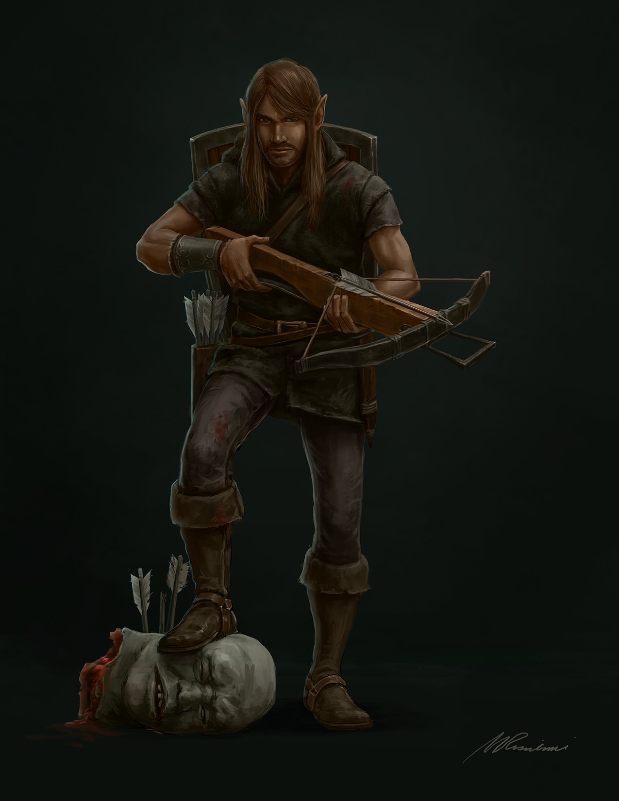 Fantasy Ranger Crossbow