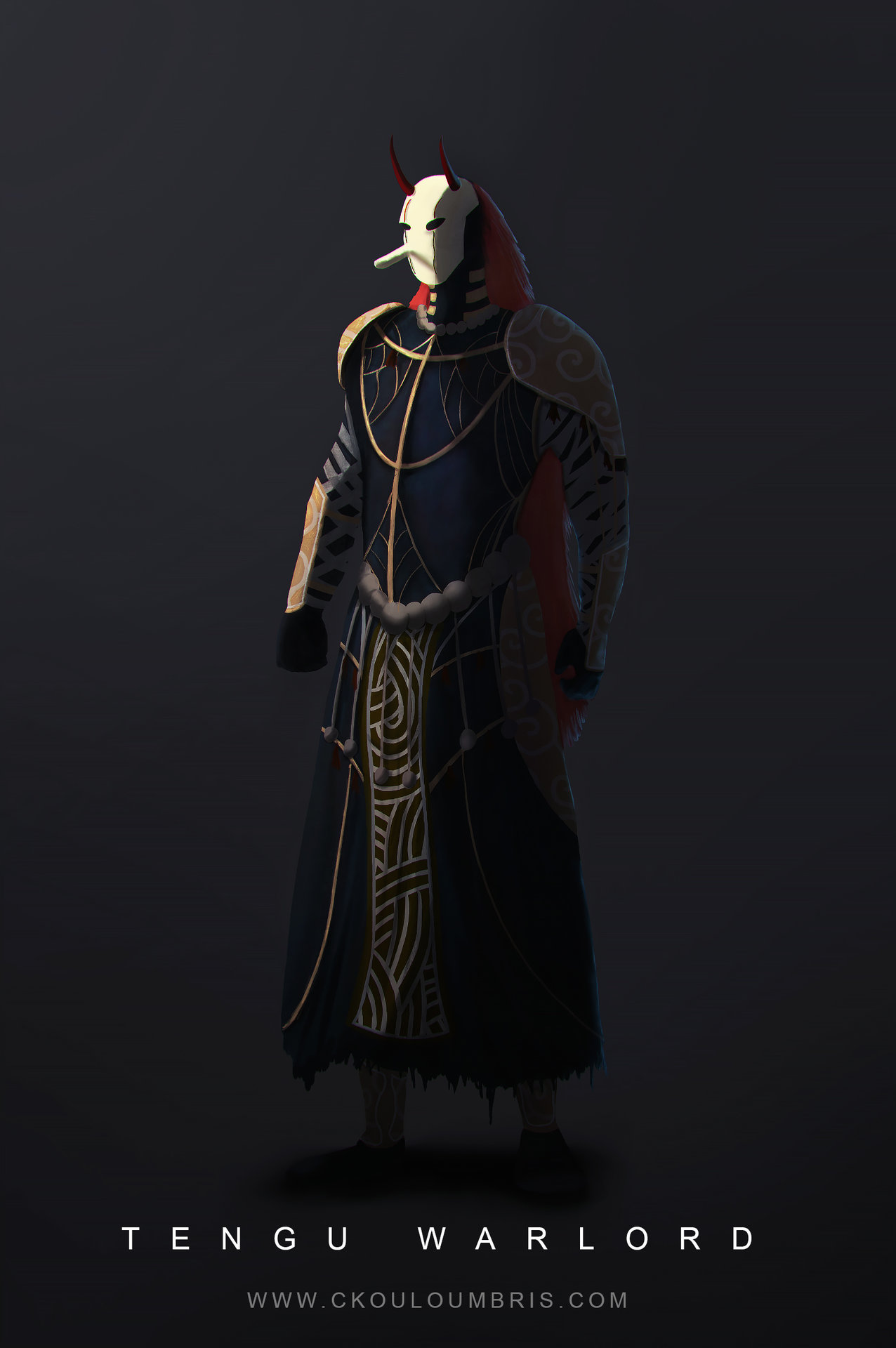 ArtStation - Character Concept: Tengu Warlord