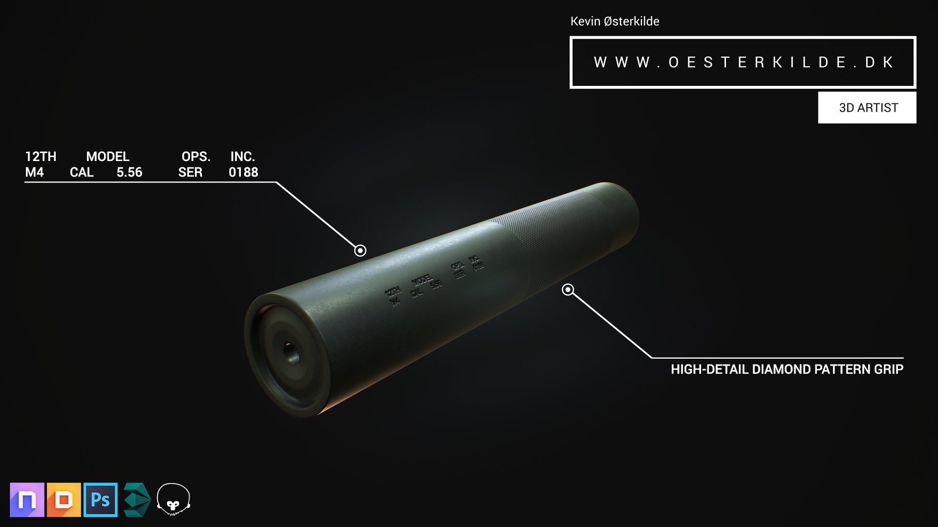 ArtStation - OPS-INC. 12th Model SPR Suppressor