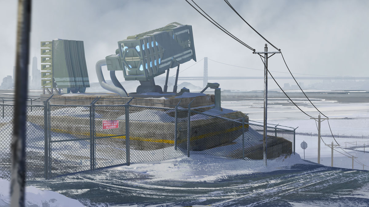 ArtStation - Orbital Weapon, Colas Gauthier