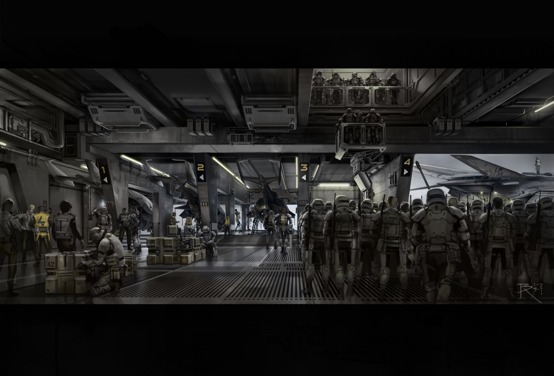 ArtStation - TROOP LOADING