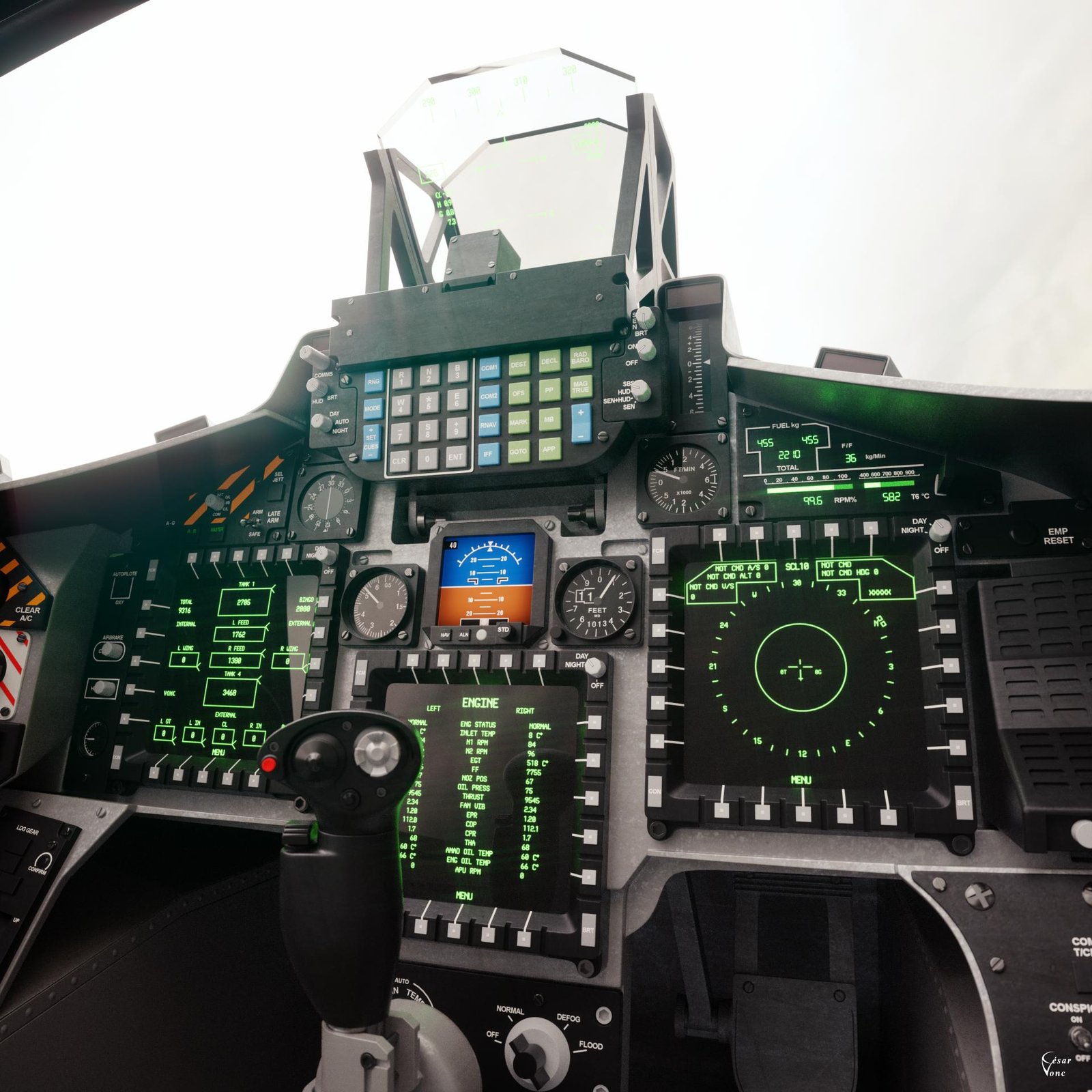César Vonc - BAE Hawk T2 Cockpit