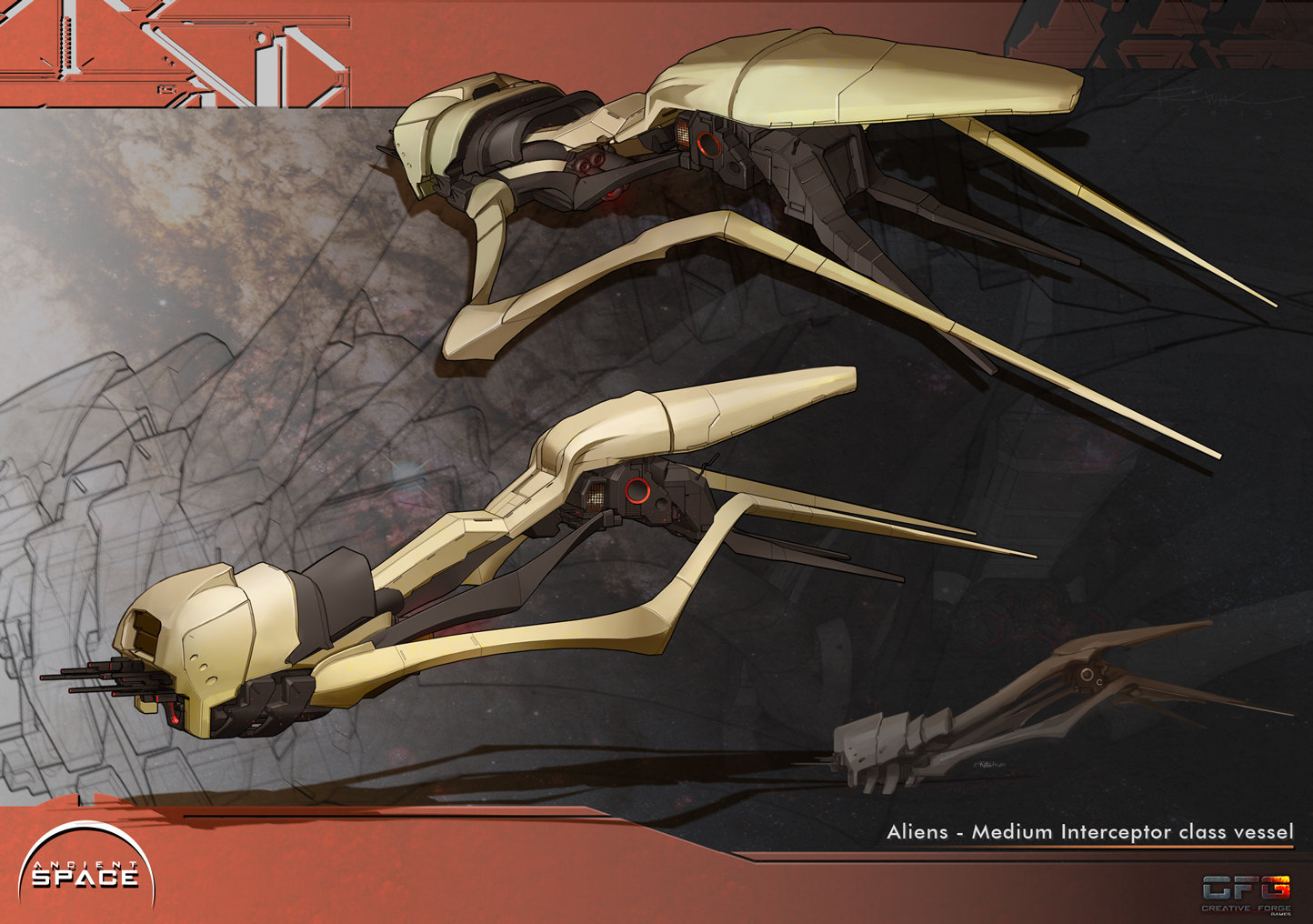 Alien Ship Concept Art