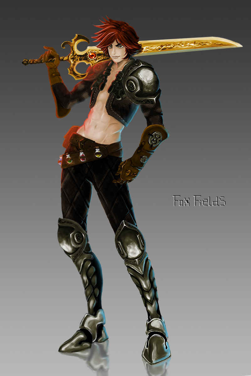 ArtStation - The fantasy Warrior